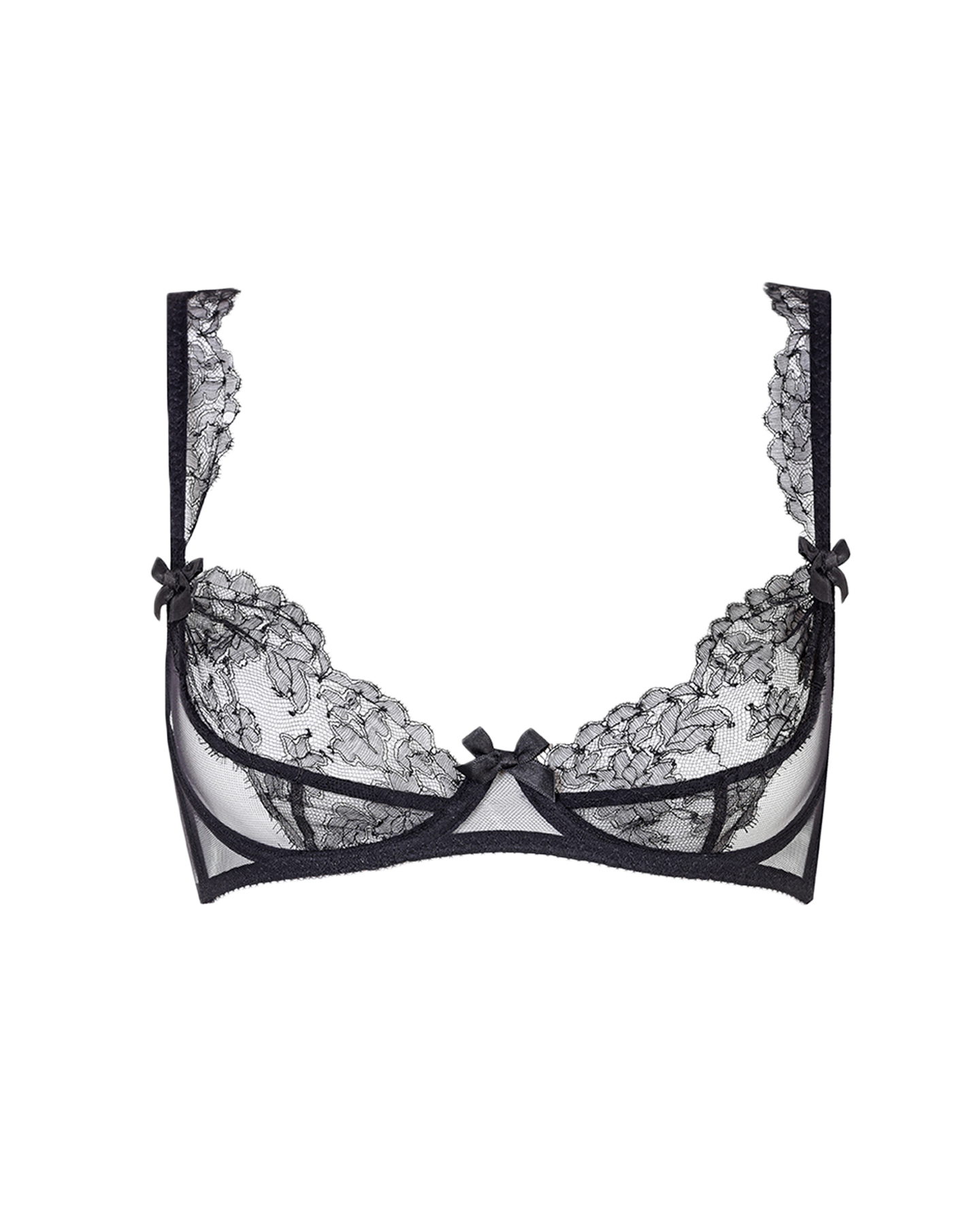Willa Plunge Non Padded Bra in Black | By Agent Provocateur All Lingerie