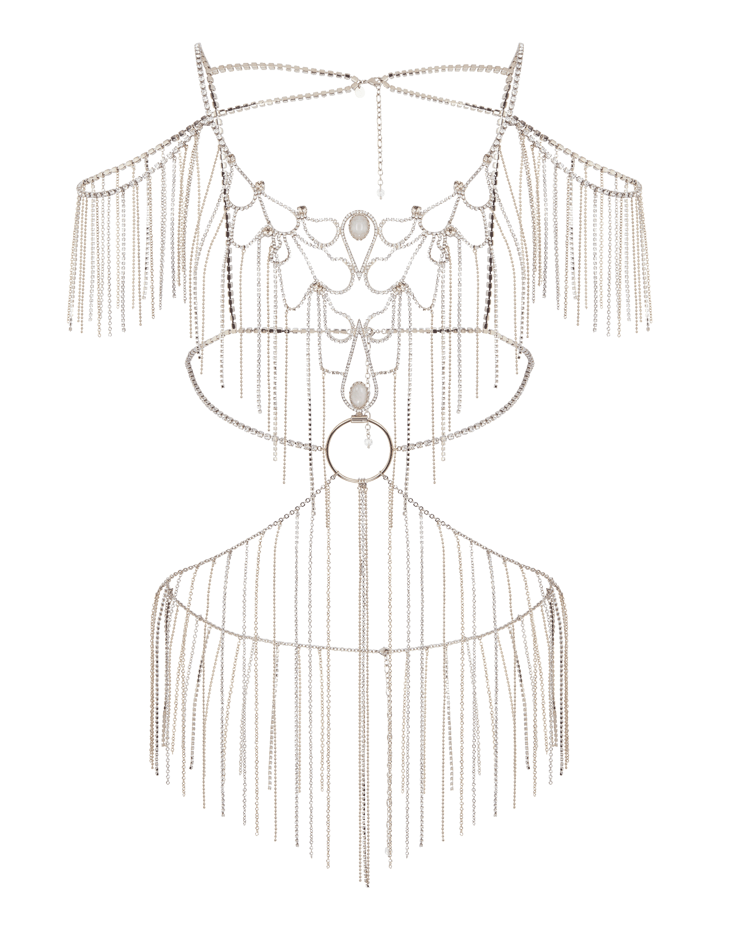 Presley Bodychain In Silver Agent Provocateur
