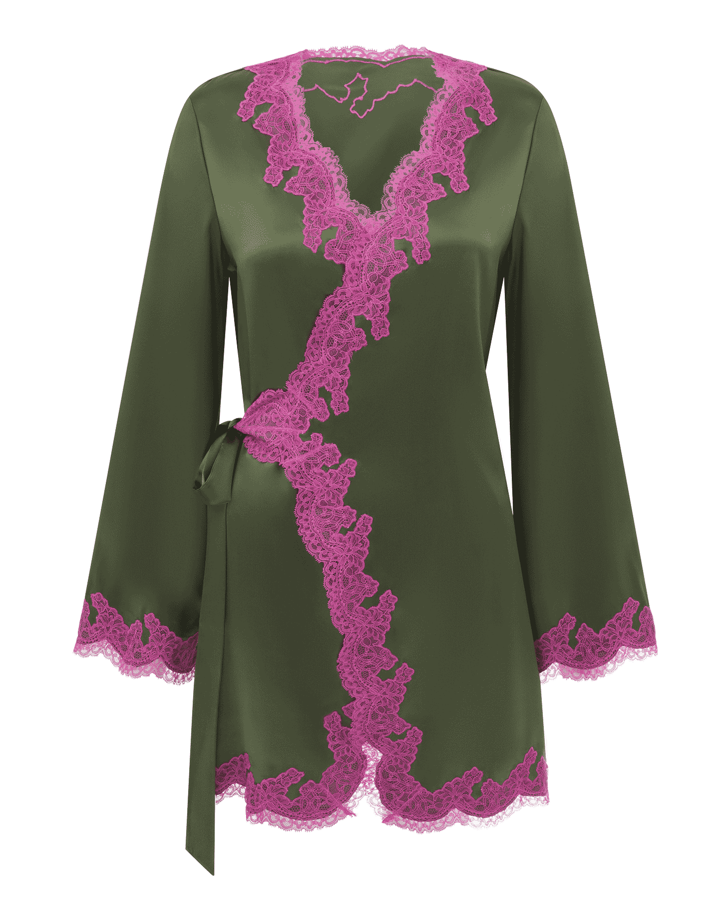 Amelea Pyjama Top in Khaki | Agent Provocateur