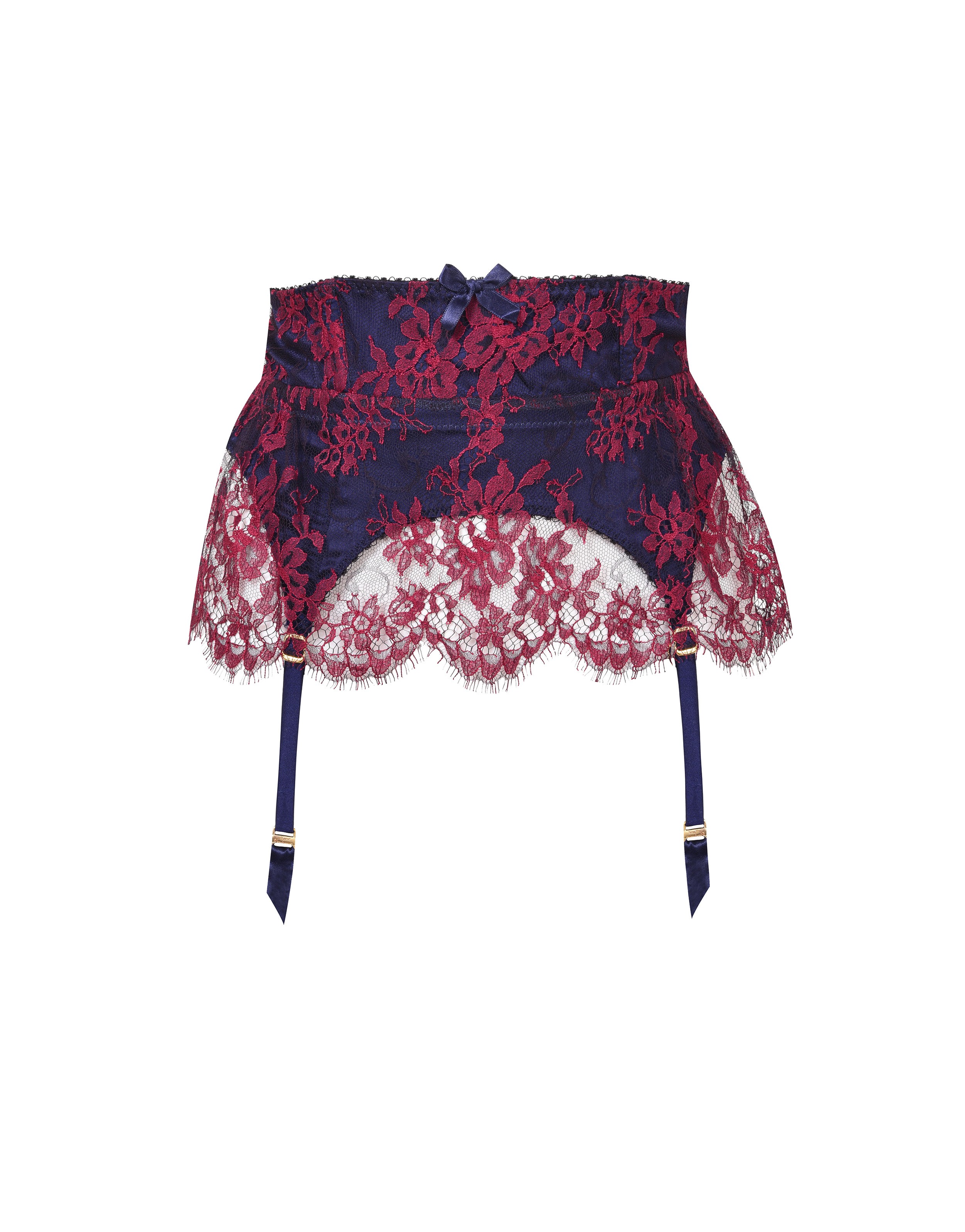 Agent Provocateur Carline Slip In Wine Red & Navy | Agent Provocateur | US