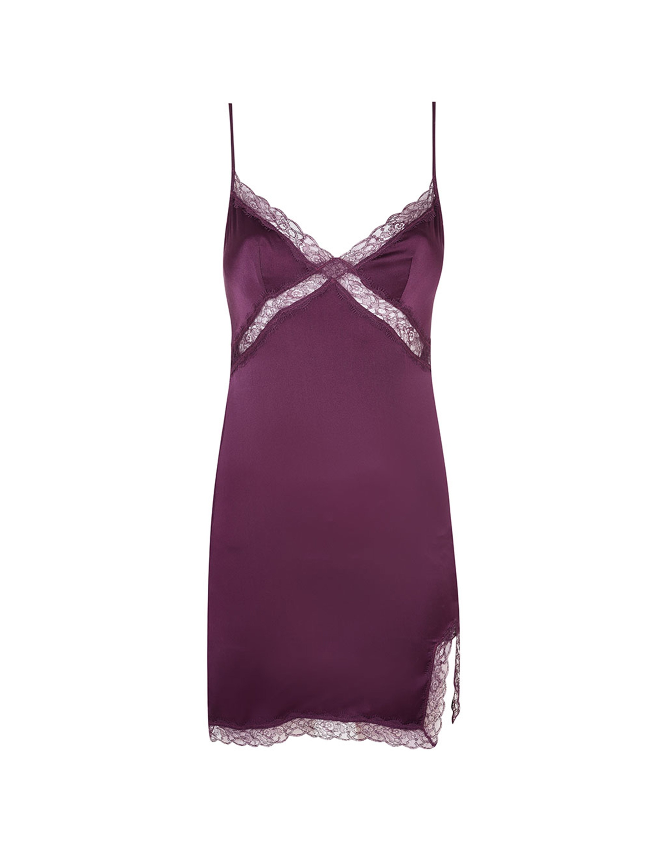 Agent Provocateur Carline Slip In Wine Red & Navy | Agent Provocateur | US