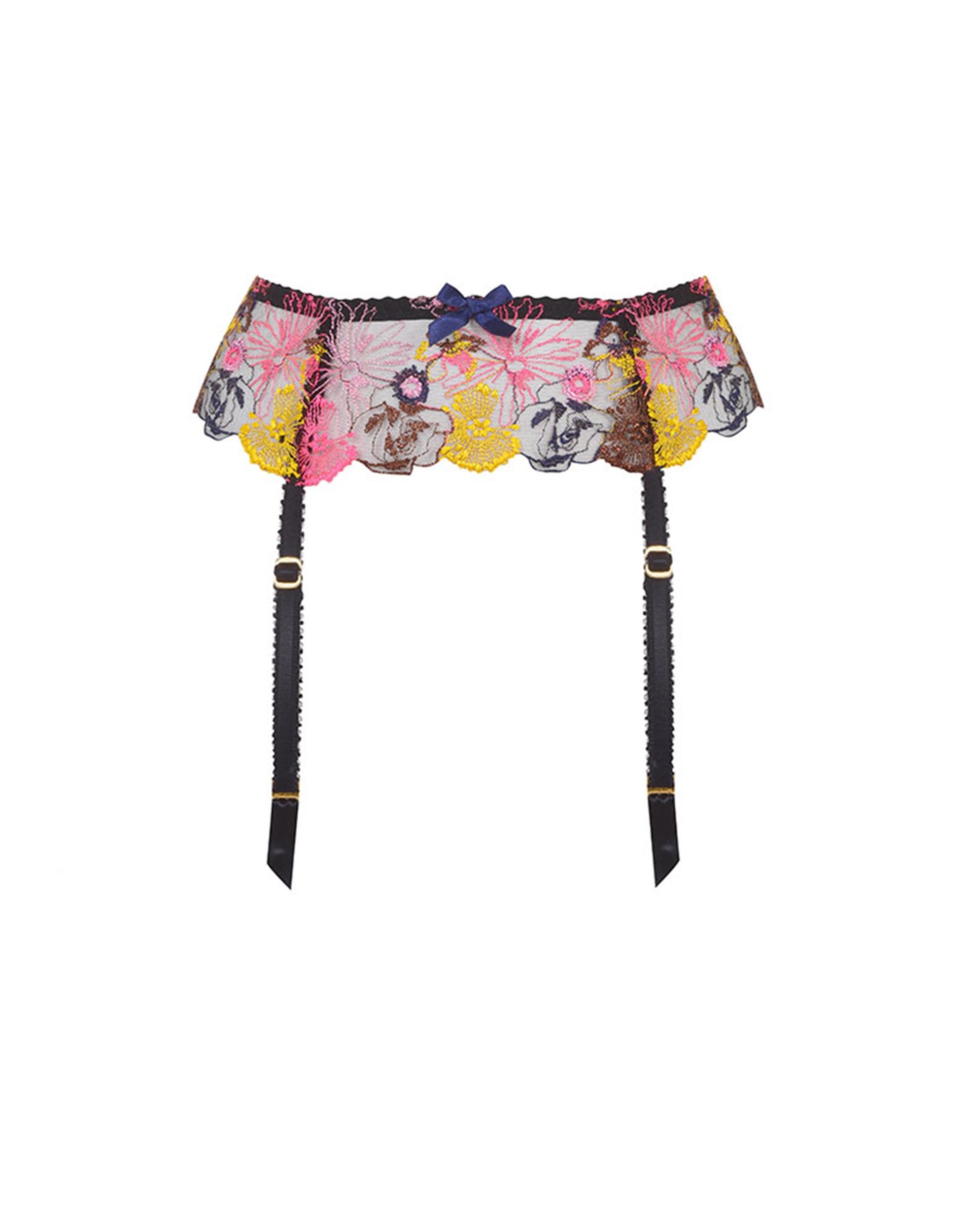 Zuri Suspender in Navy | Agent Provocateur All Lingerie