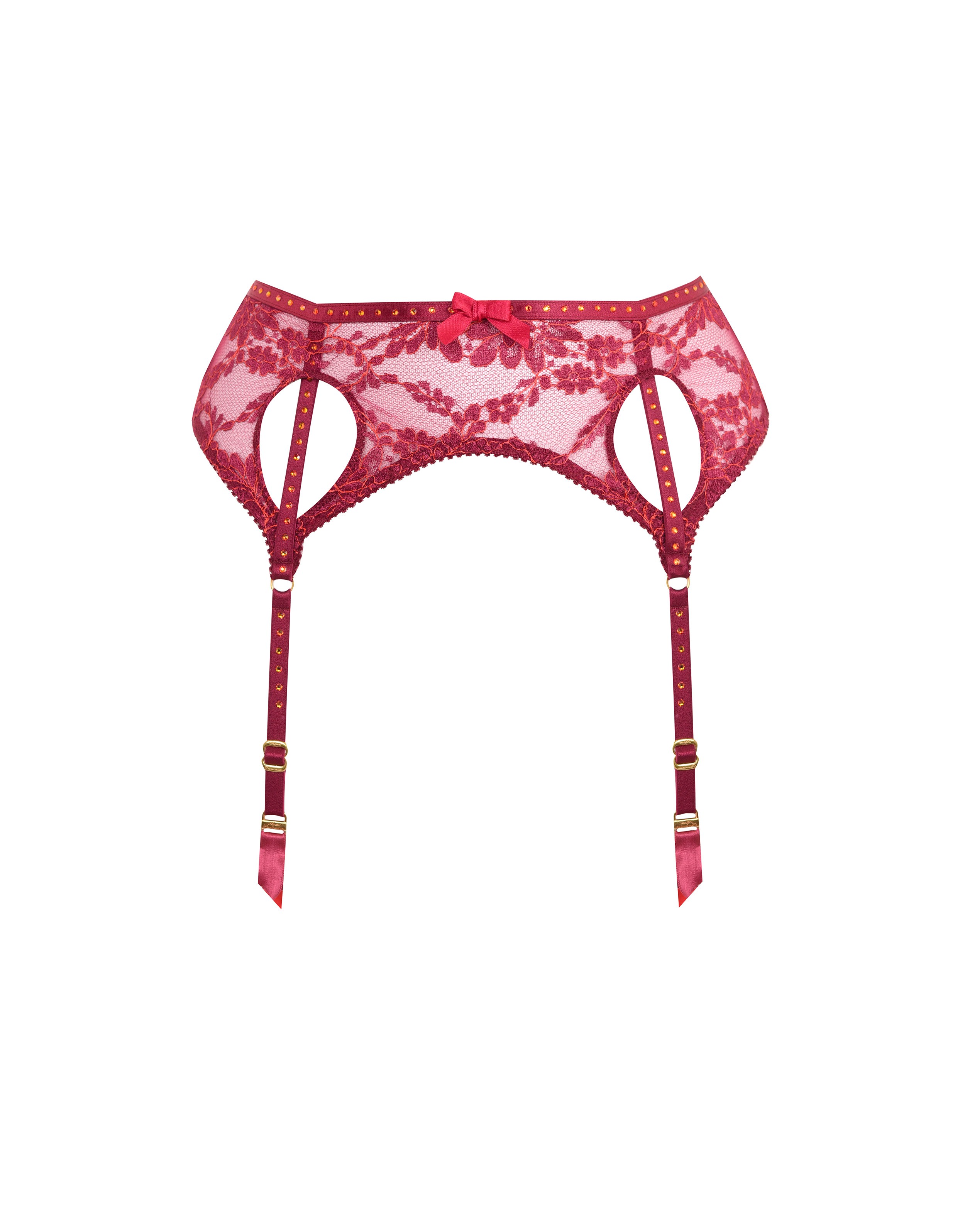 Agent Provocateur Carline Slip In Wine Red & Navy | Agent Provocateur | US