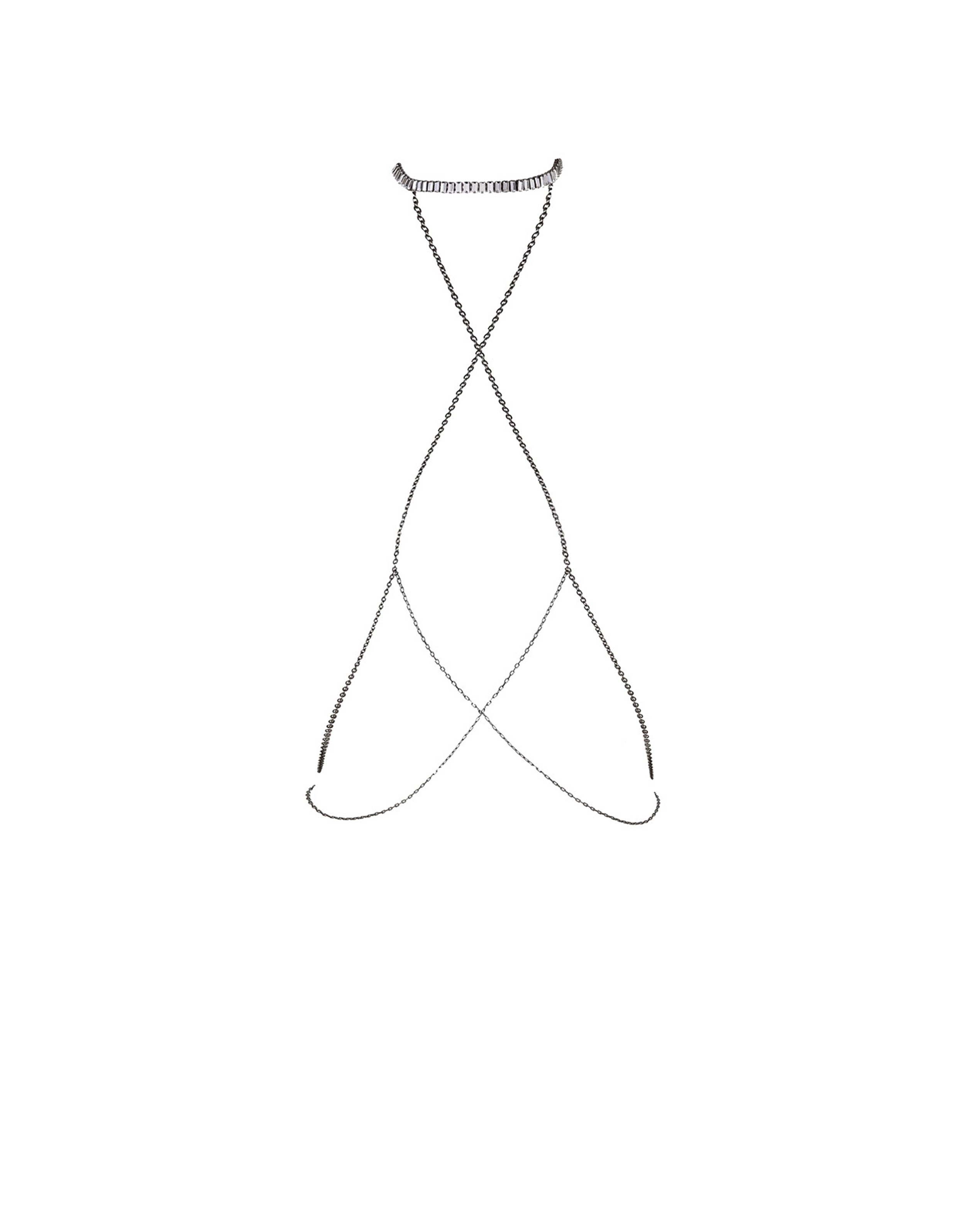 Sarrona Bodychain in Gunmetal | Agent Provocateur