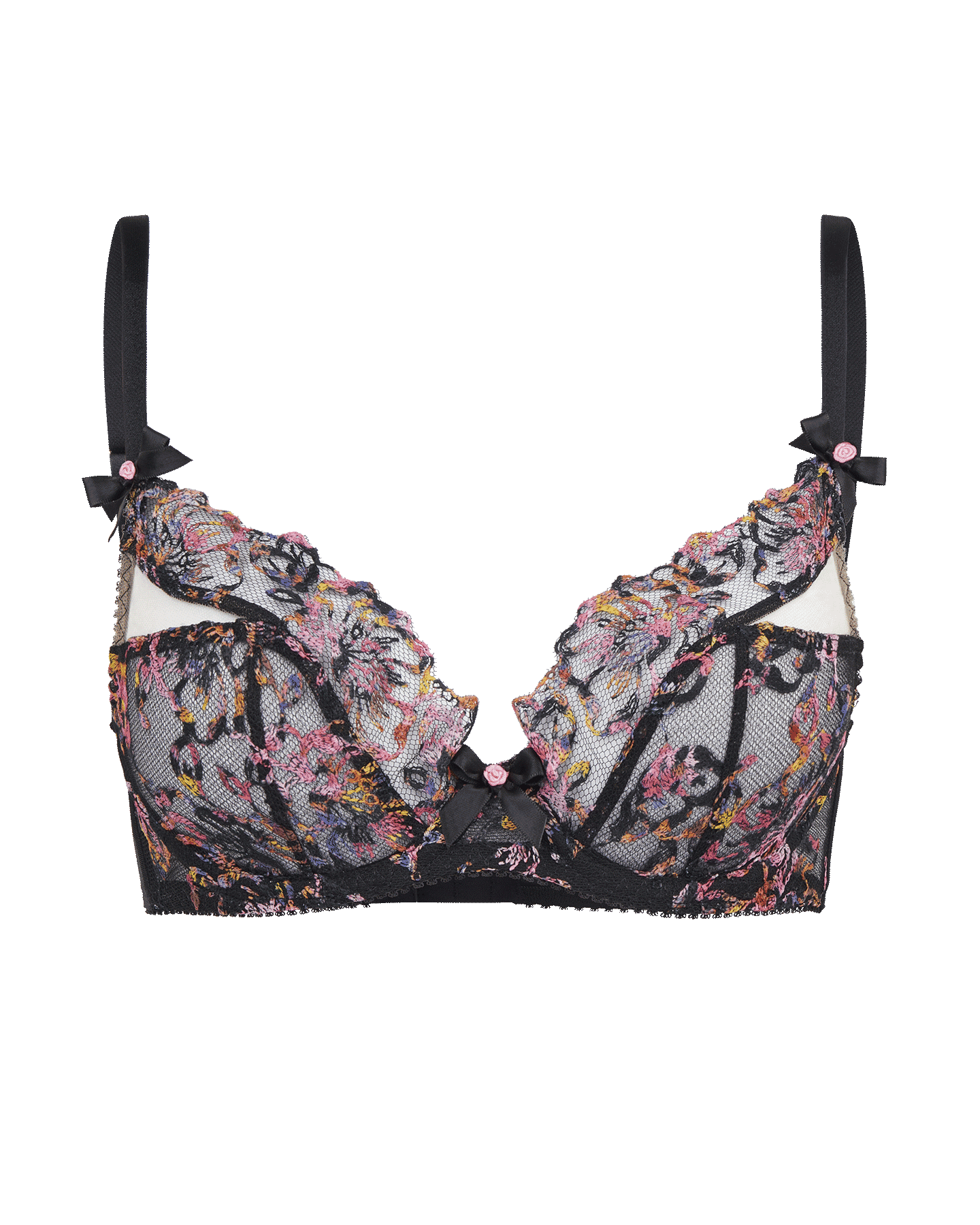 Leisha Plunge Underwired Bra in Multicolour | By Agent Provocateur