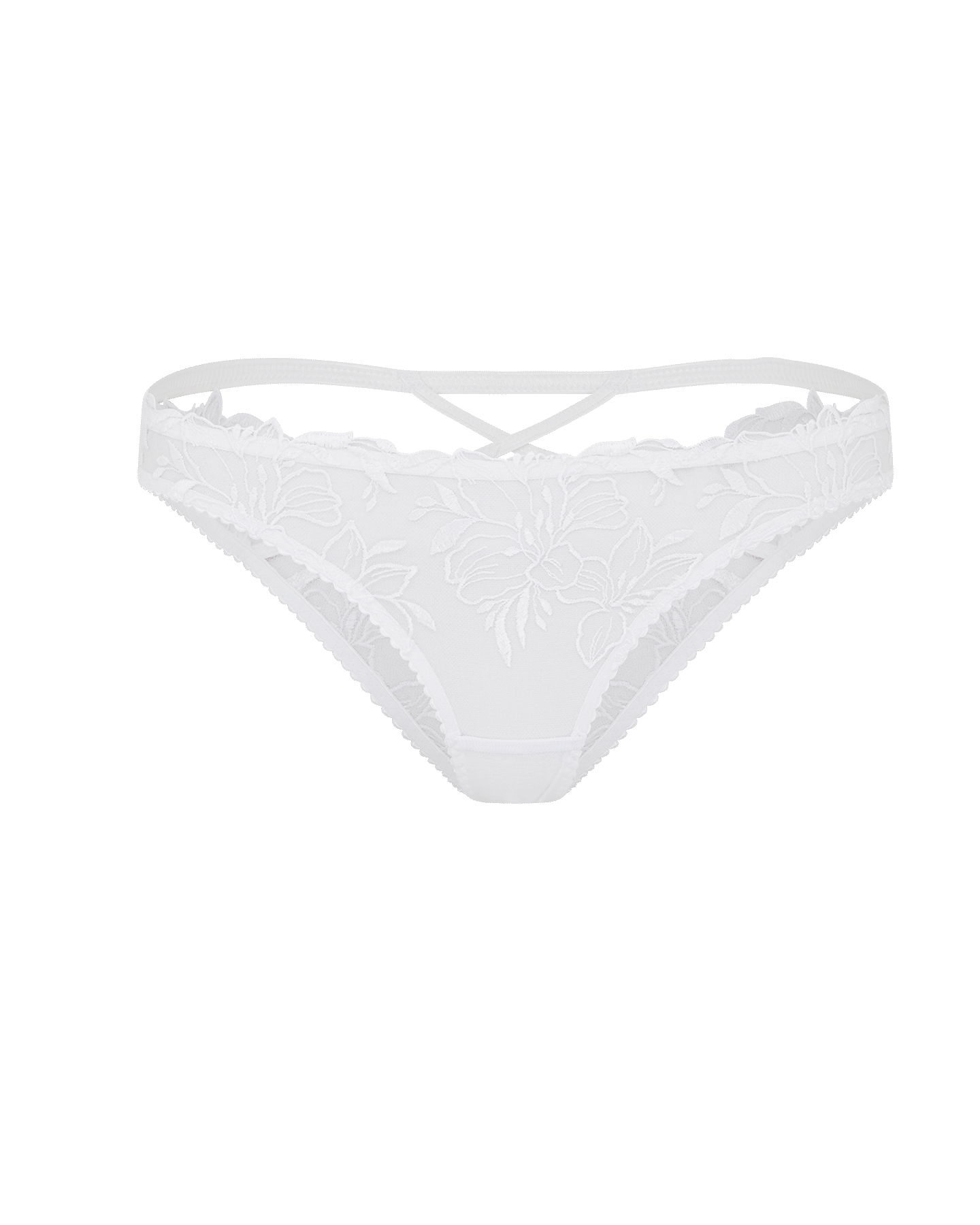 Ozella Full Brief in White | By Agent Provocateur Outlet