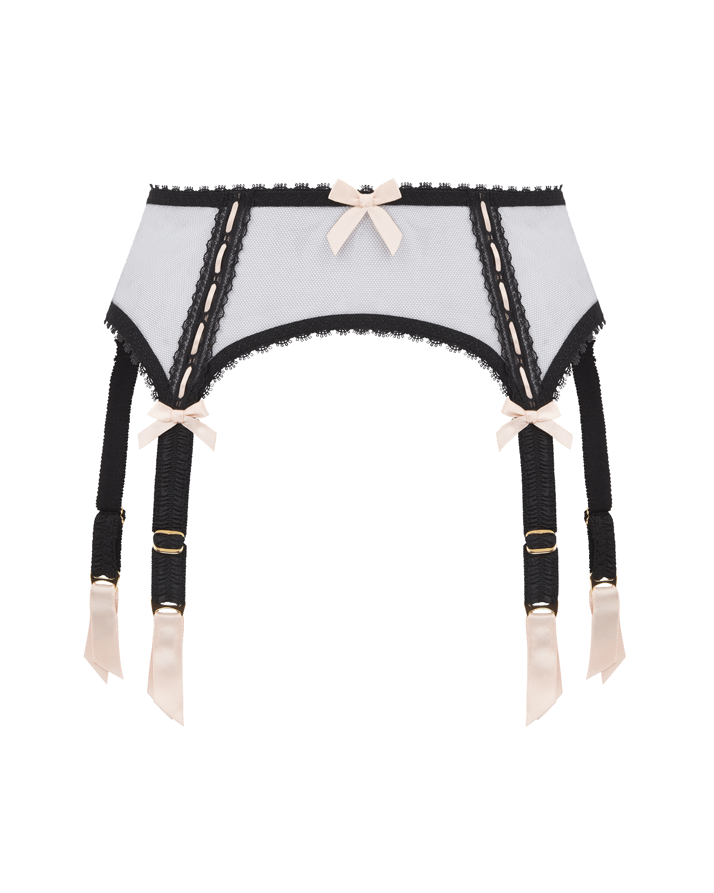 Claira Suspender In Black By Agent Provocateur