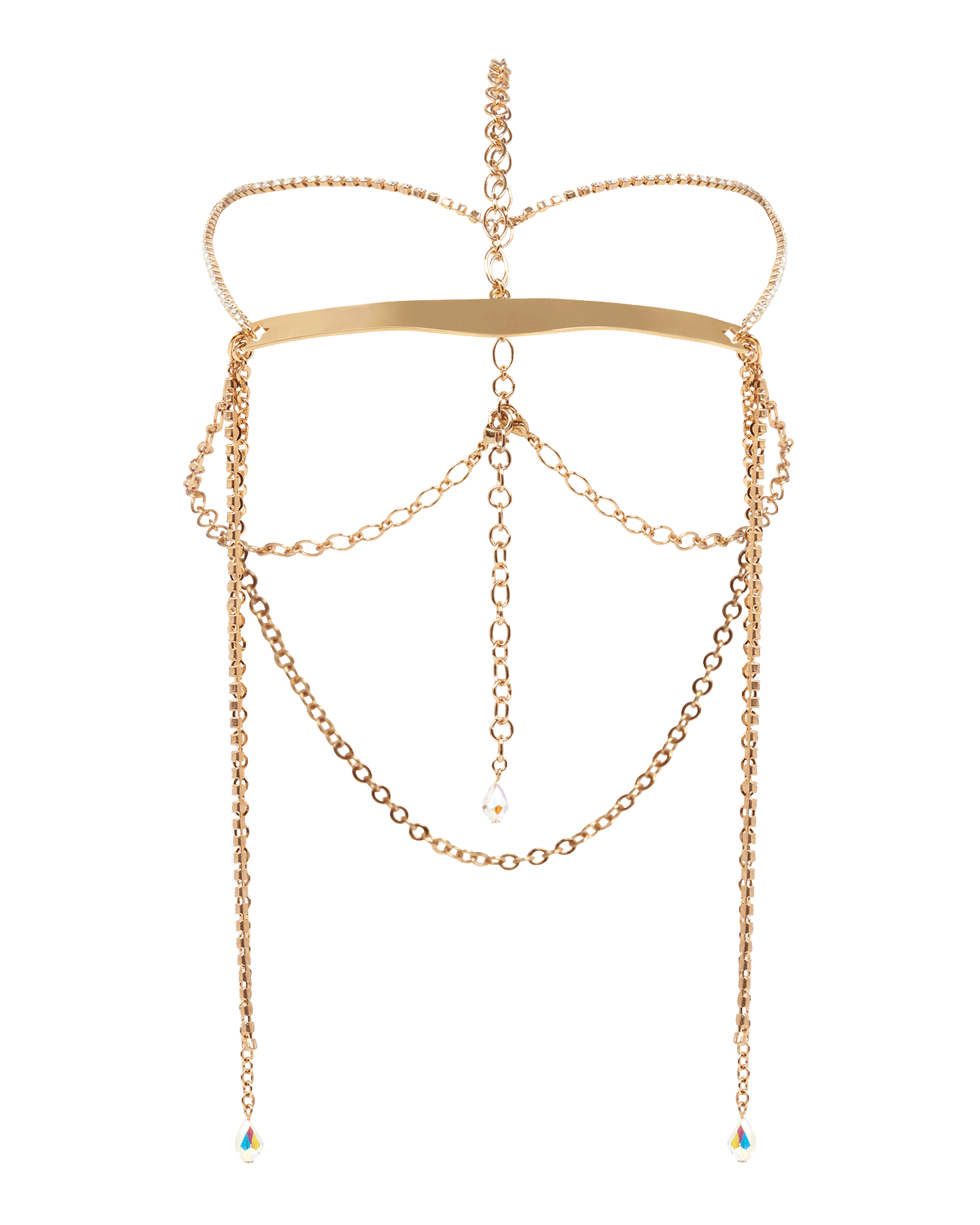 Sianna Headpiece In Gold By Agent Provocateur All Accessories