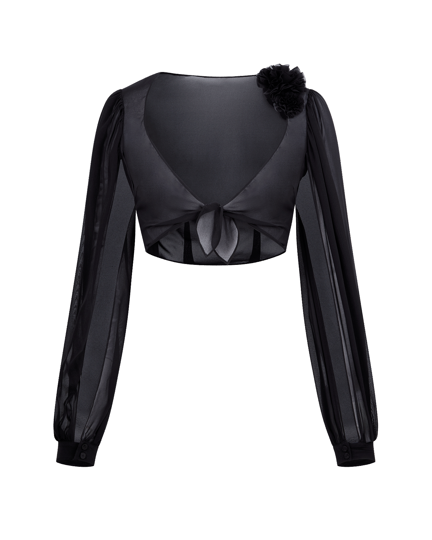 Lillee Cropped Jacket in Black | By Agent Provocateur