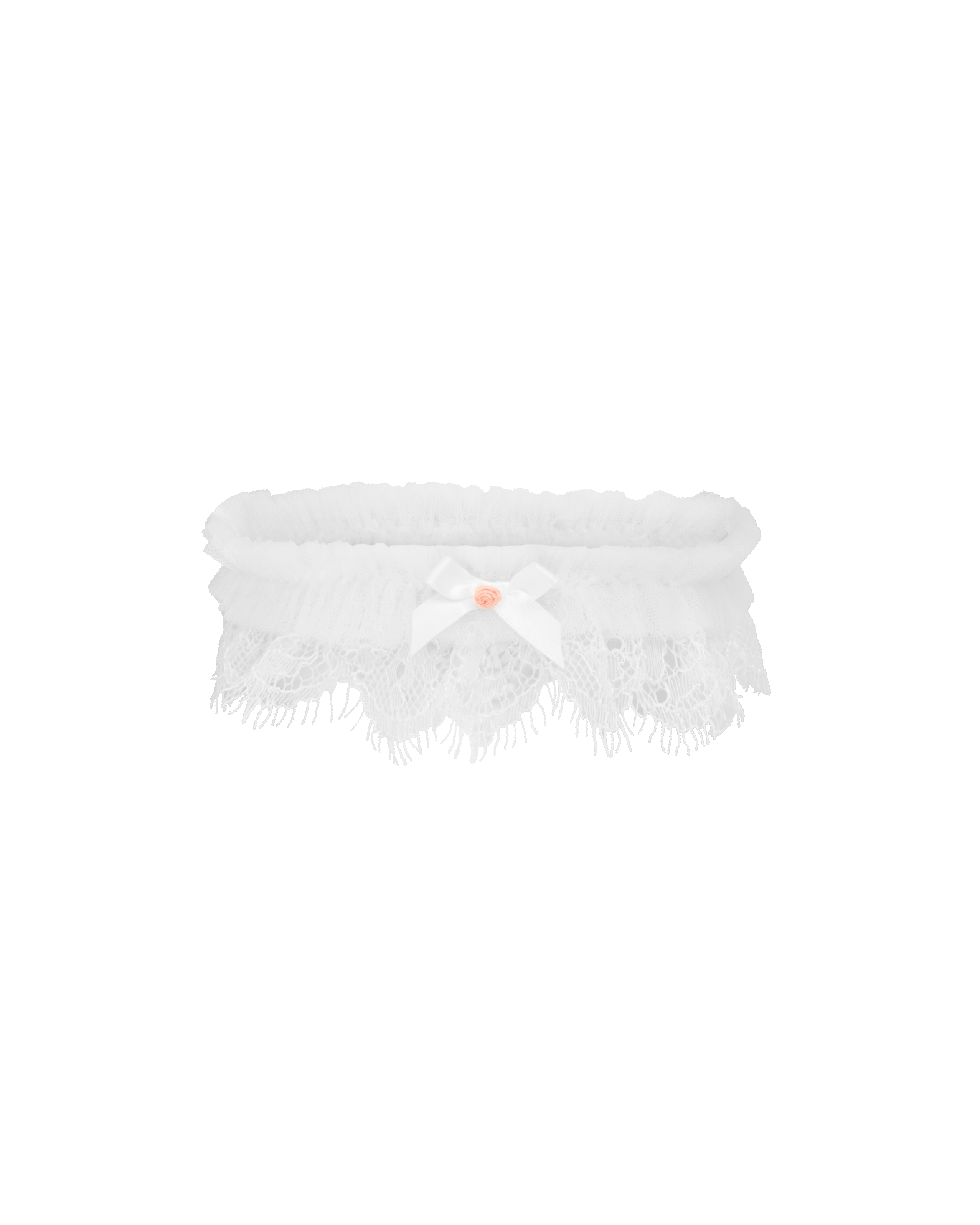 Lorna Lace Garter in White | By Agent Provocateur