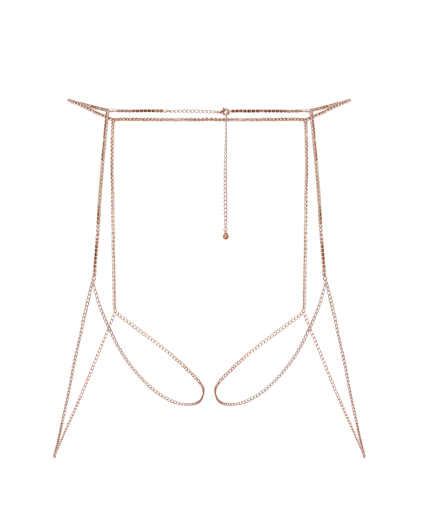 Bougie Suspender in Rose Gold/Crystal | By Agent Provocateur patest