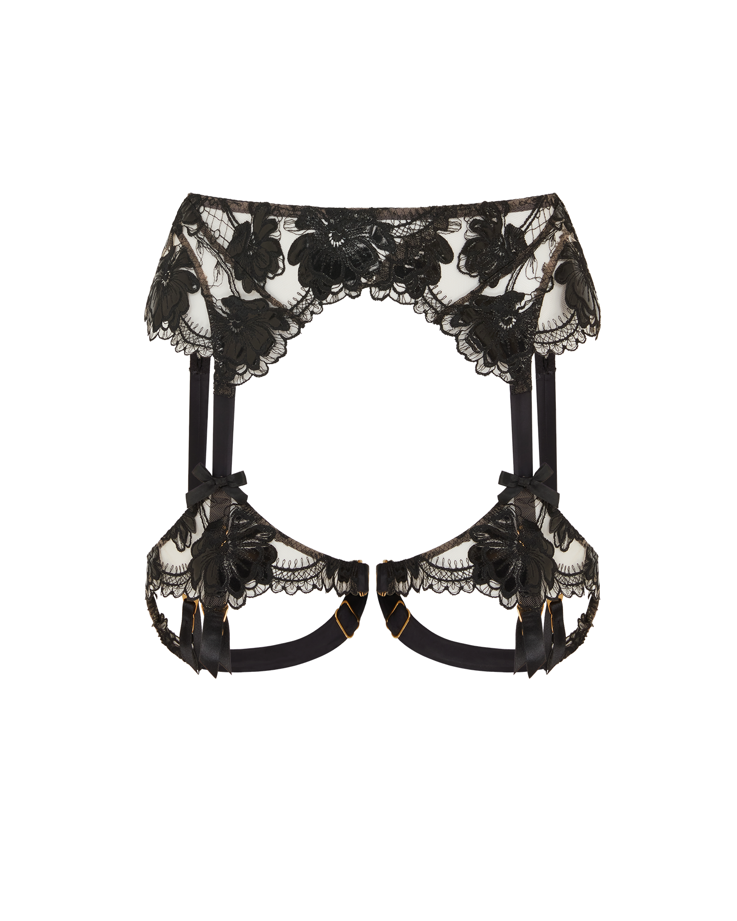 Rexanna Suspender in Black/Nude| By Agent Provocateur