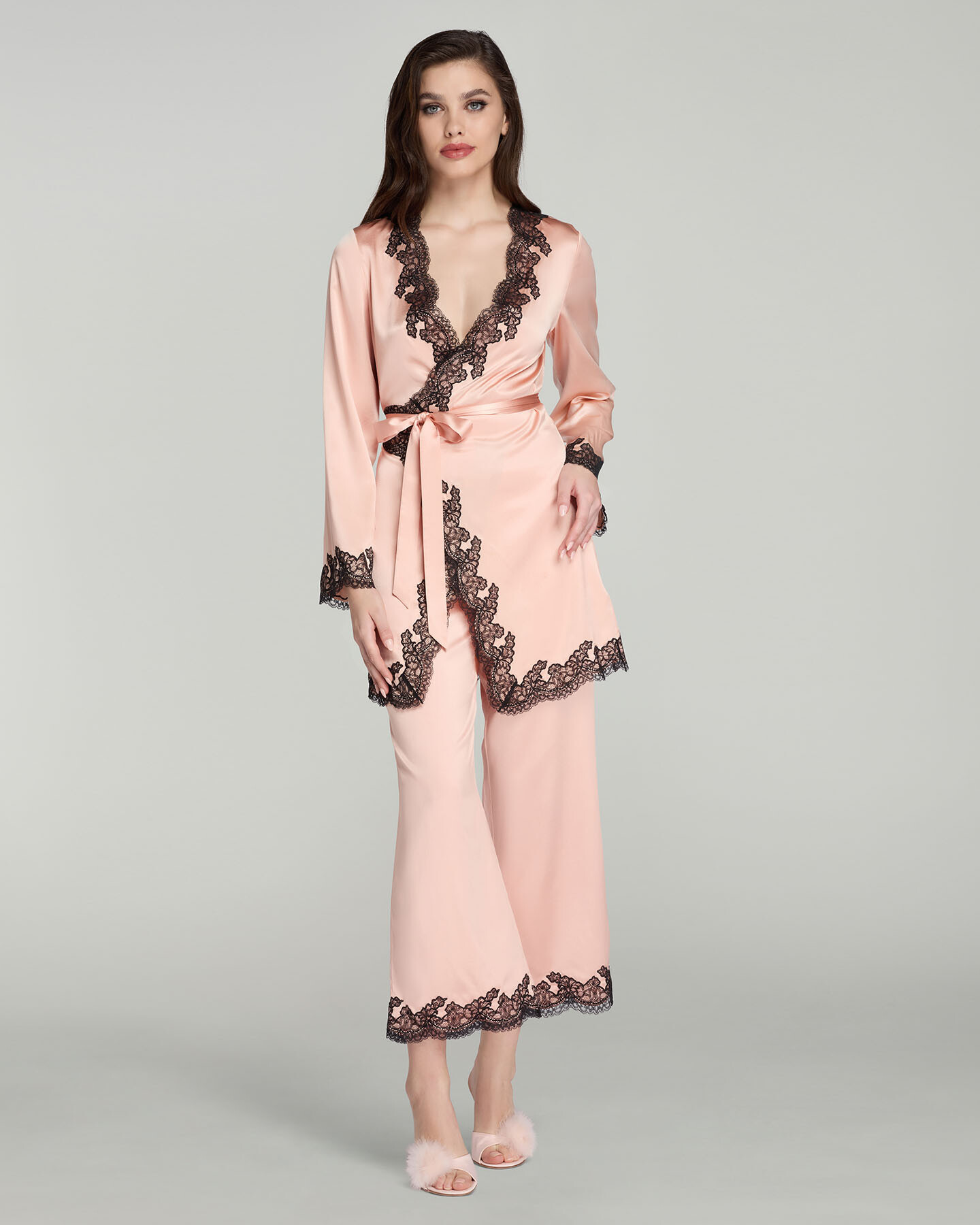 Amelea Pyjama Trousers in Pink | Agent Provocateur All Lounge & Nightwear