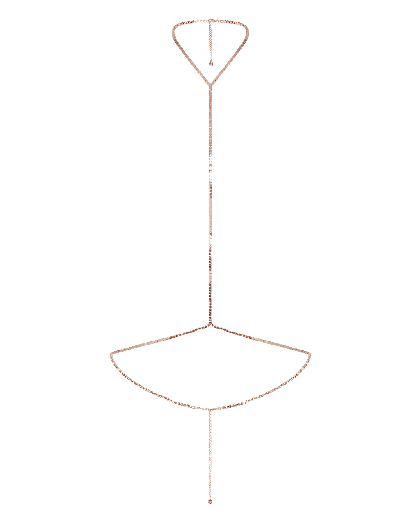 Bougie Bodychain in Rose Gold/Crystal | By Agent Provocateur patest