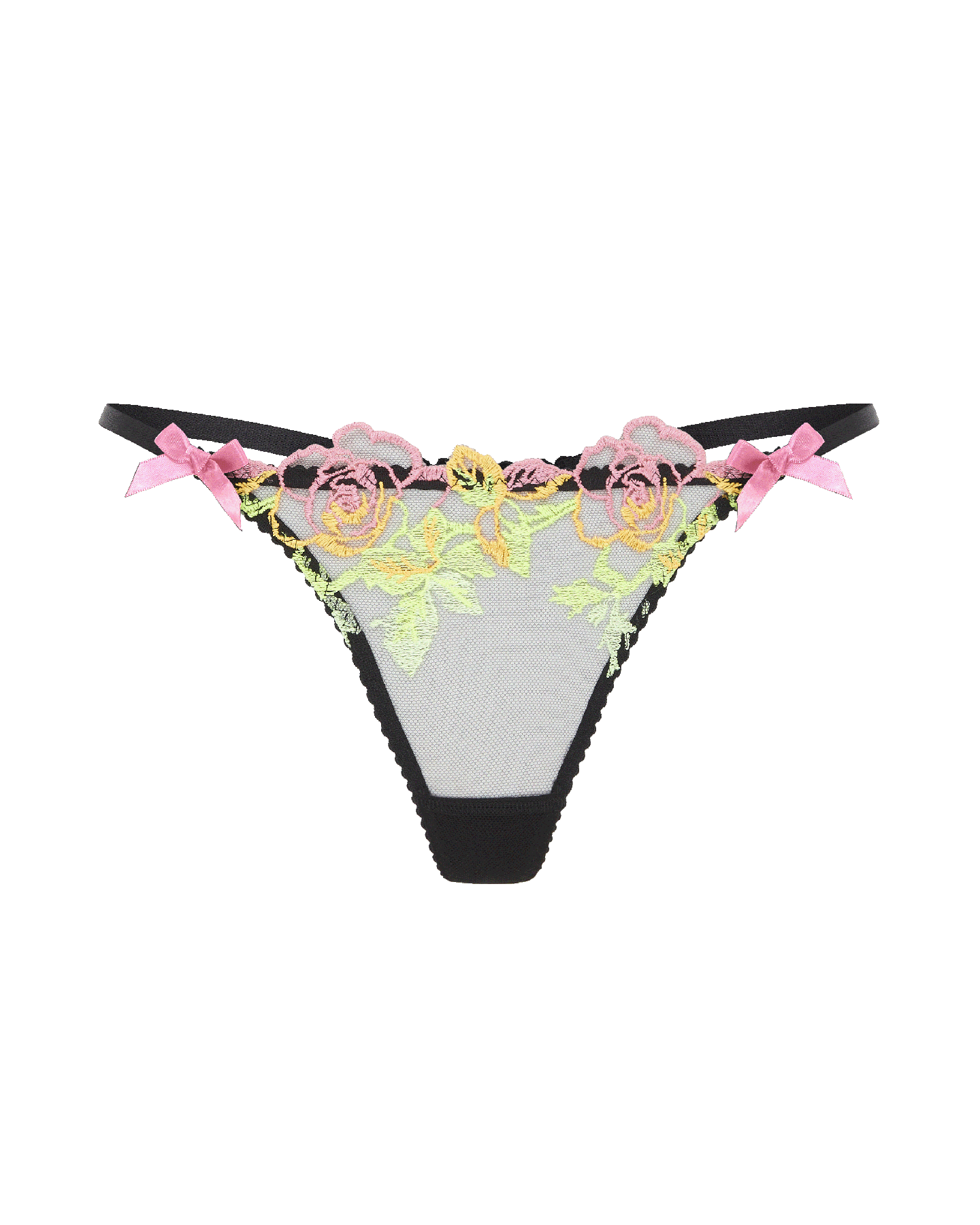 Callypso Thong in Multi/Black | By Agent Provocateur Outlet