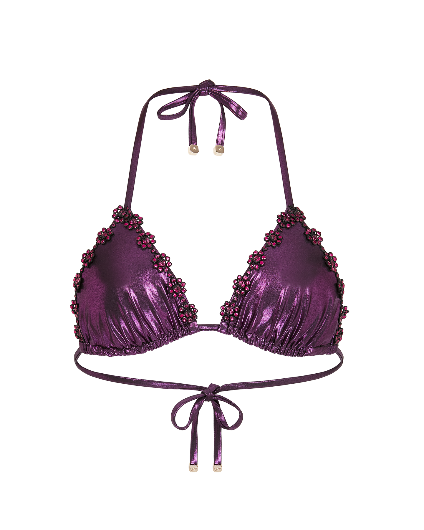 Maiya Bikini Top in Fuchsia/Fuchsia| By Agent Provocateur
